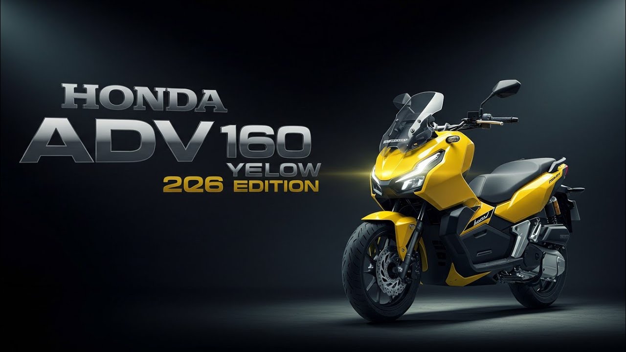 2026 Honda ADV 160 Yellow Edition – The Bold Adventure Scooter That ...