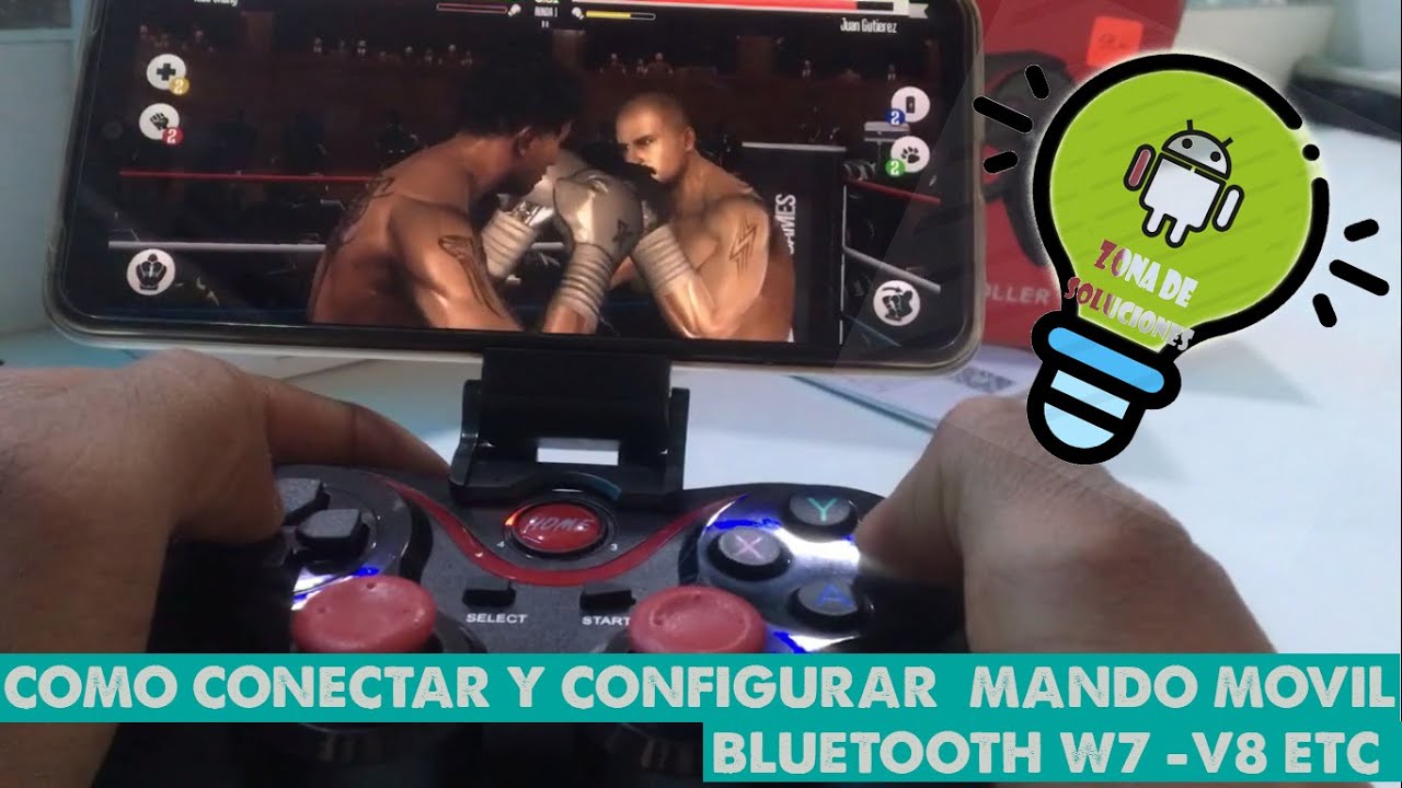 COMO CONECTAR Y CONFIGURAR MANDO BLUETOOTH PARA MÓVIL ( X7 - V8 ETC ...