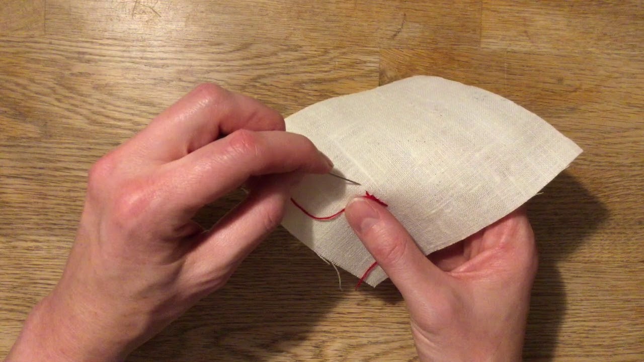 Efterstygn - vänsterhänt - YouTube