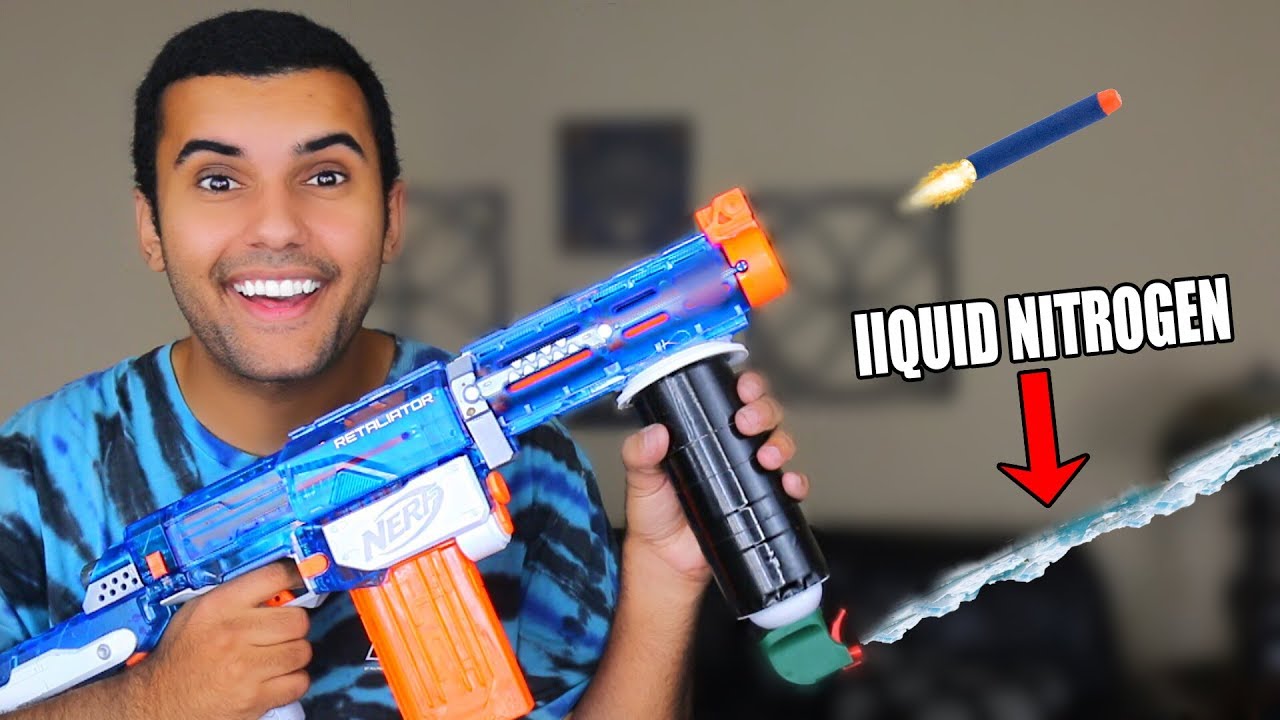 MOST DANGEROUS NERF MOD OF ALL TIME!!! (FREEZE RAY) - YouTube