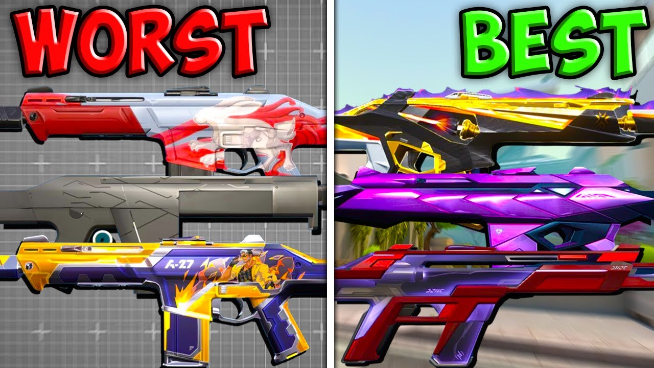 Ranking Every Phantom Skin In VALORANT - YouTube