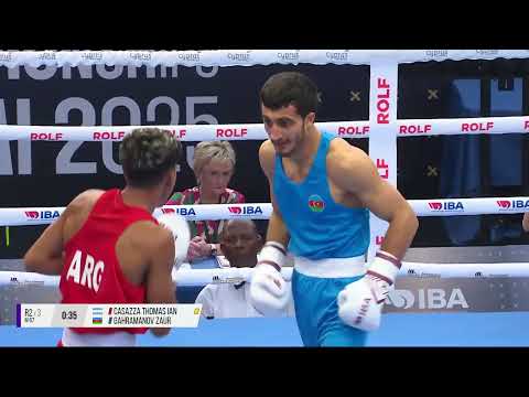 67kg CASAZZA Thomas Ian 🇦🇷 vs GAHRAMANOV Zaur 🇦🇿 | IBA 2025 Men’s WBCHs