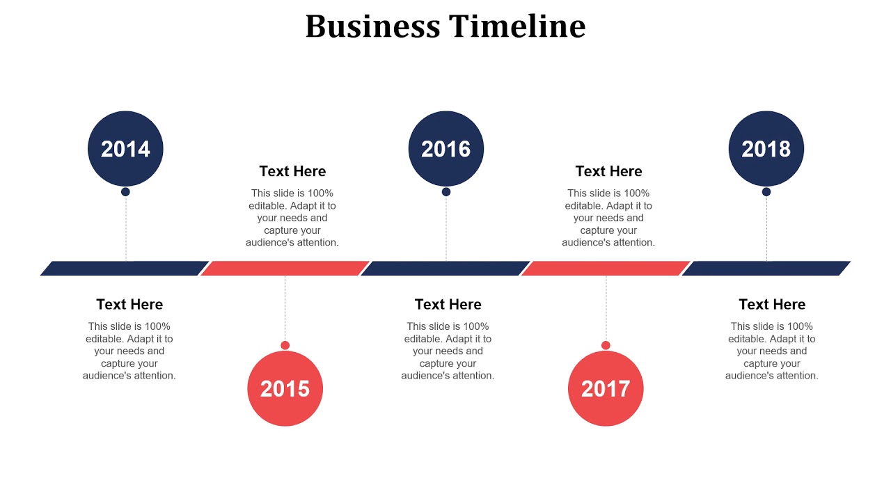 Business Timeline PPT Infographic Template Design - YouTube