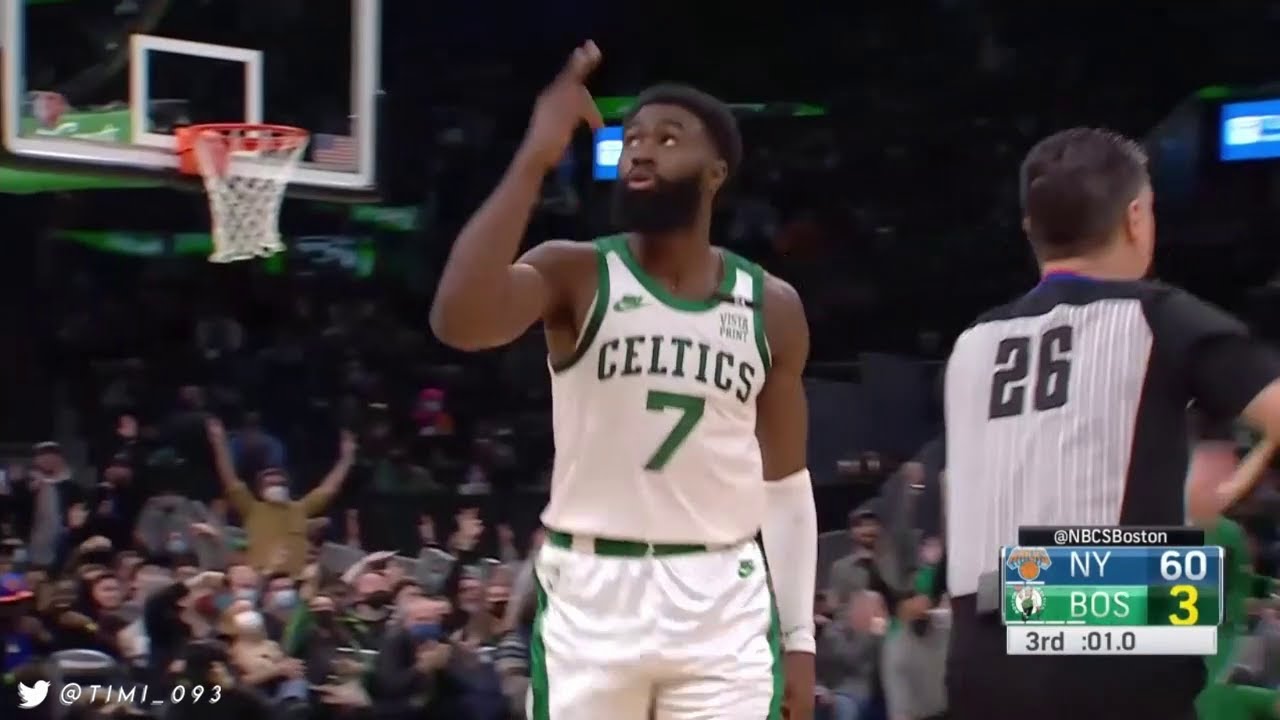 Jaylen Brown Highlights vs New York Knicks (22 pts, 11 reb, 11 ast ...