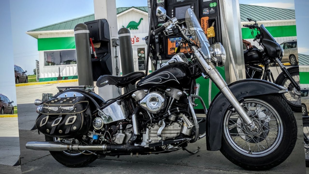 Beautiful 1957 Hydra Glide w/ Knucklehead Engine. Amazing! - YouTube