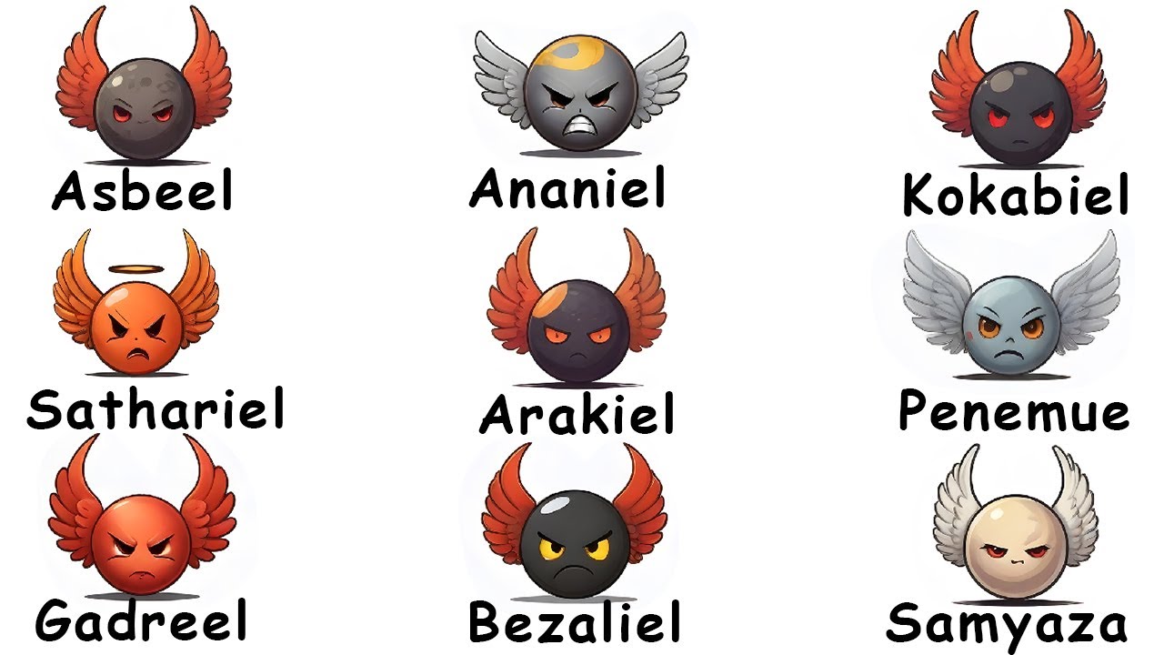 Every Fallen Angel Explained In 18 Minutes | ( THE WATCHERS ) - YouTube