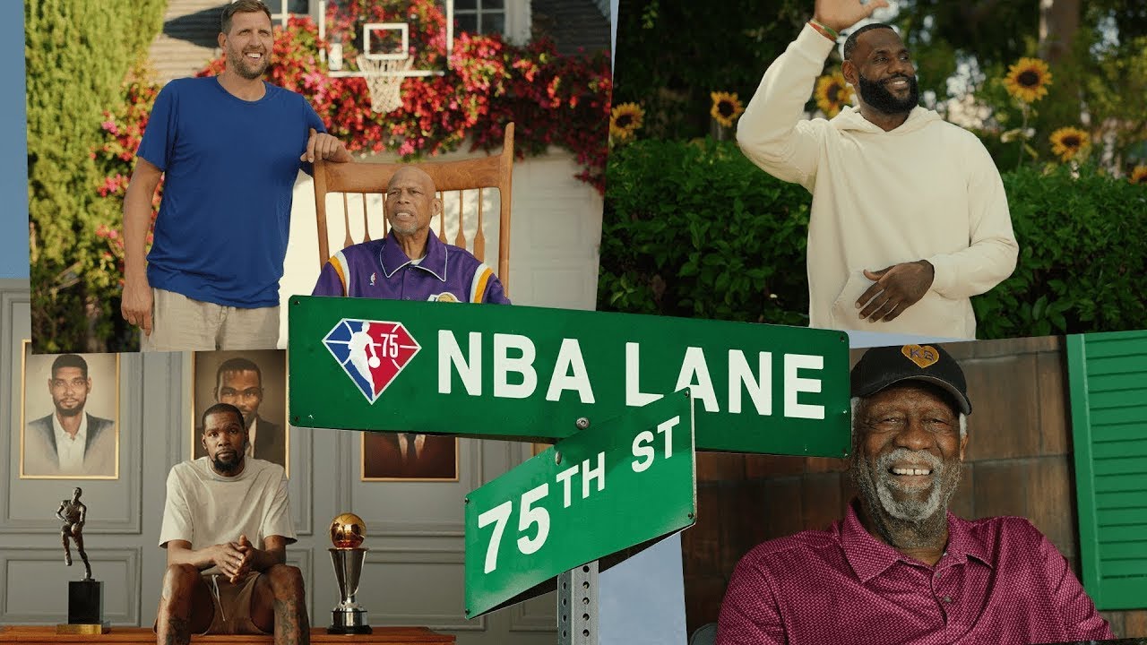 This is NBA Lane – where 75 seasons of the game come together to ...