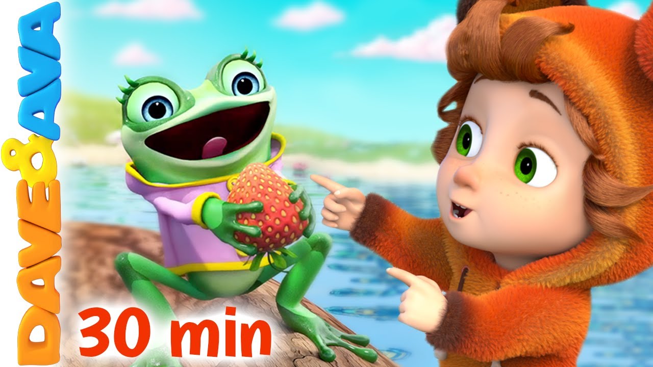 😄 Five Little Speckled Frogs and More Nursery Rhymes | Little Bo Peep ...