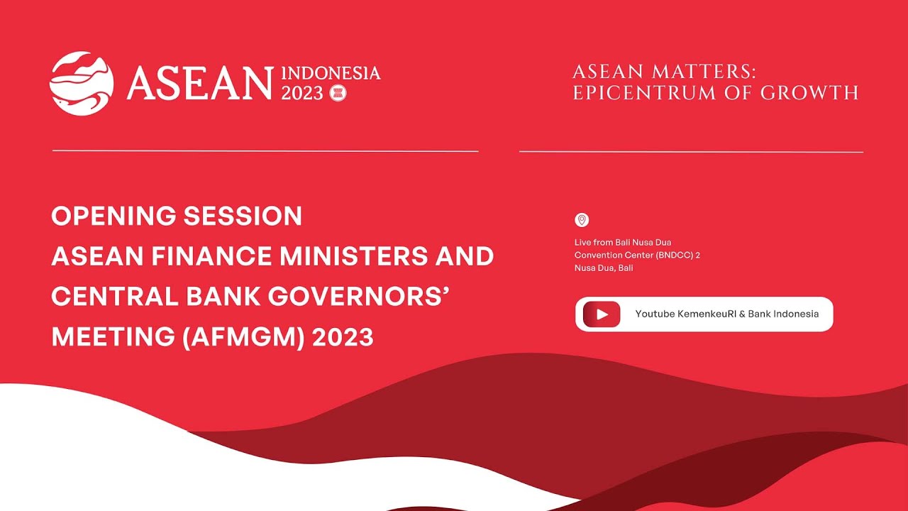 [live] Opening Session Asean Finance Ministers And Central Bank