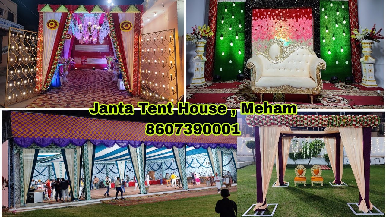 Janta Tent House, Light & Flower Decoration || 8607390001 - YouTube