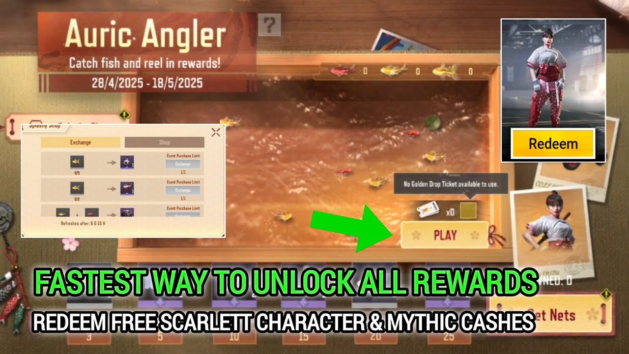 How to Unlock New Event Auric Angler codm | Sparrowhawk Scarlet Skin ...