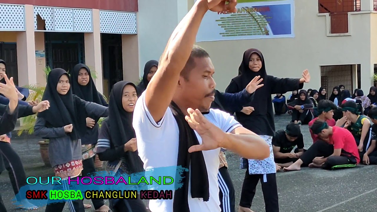 Aerial View of SMK Hosba_Land, lagu Malaysia My Faizal Tahir. منظر جوي ...