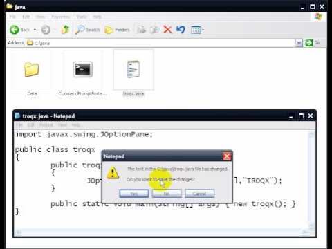 Write JAVA Code & Create JAR File Without Using IDE - YouTube