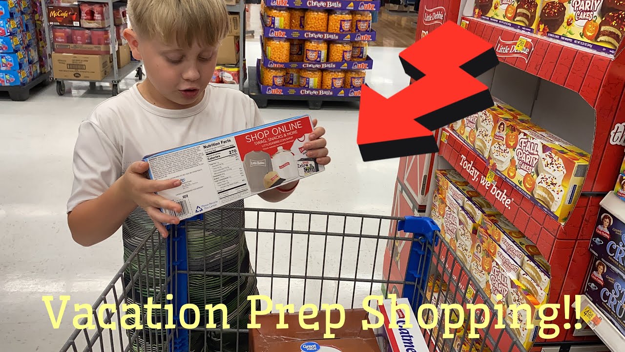 Shop With Me! Vacation Prep Shopping at Walmart! - YouTube