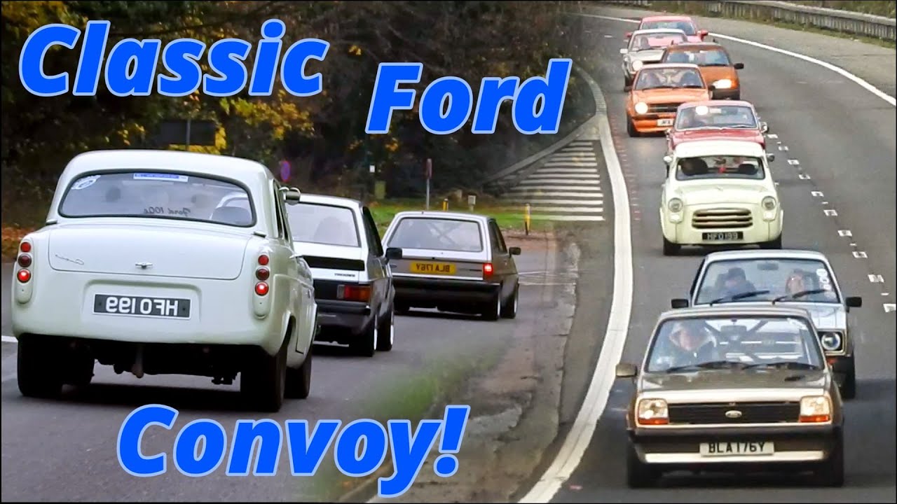 Classic Ford Convoy! - YouTube