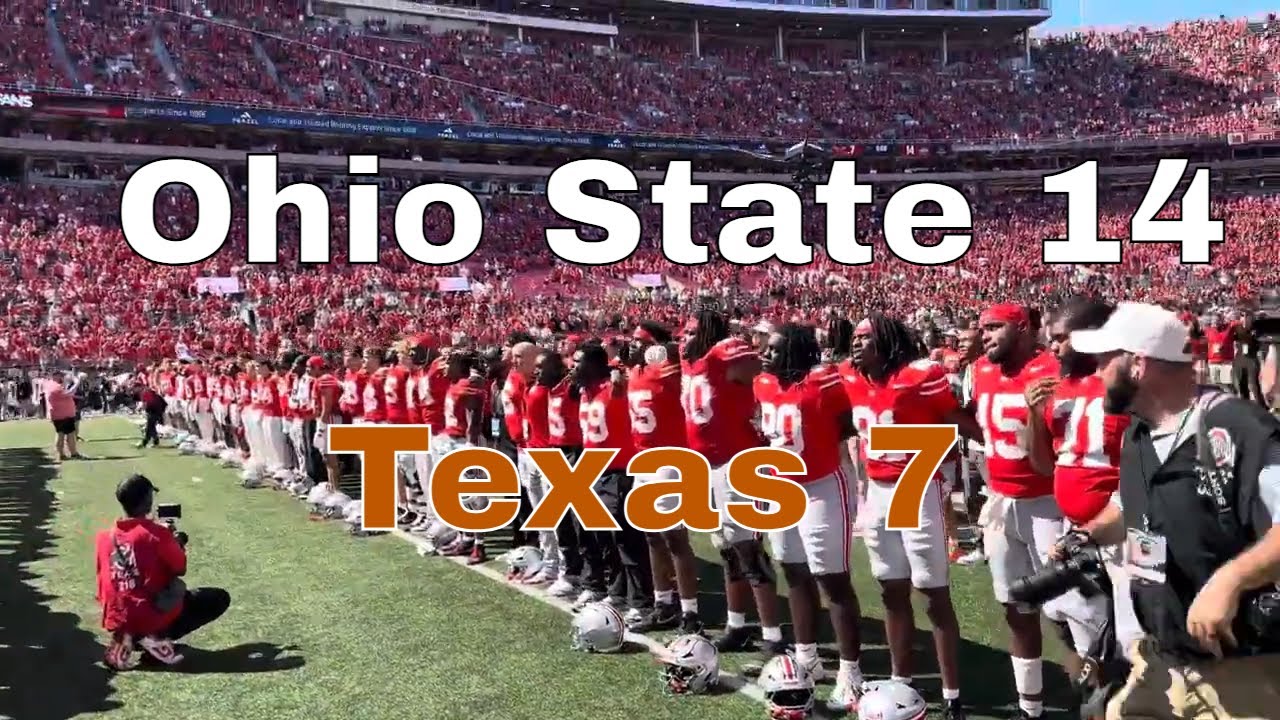Ohio State 14, Texas 7: Buckeyes Celebrate Win Over No. 1 Longhorns On ...
