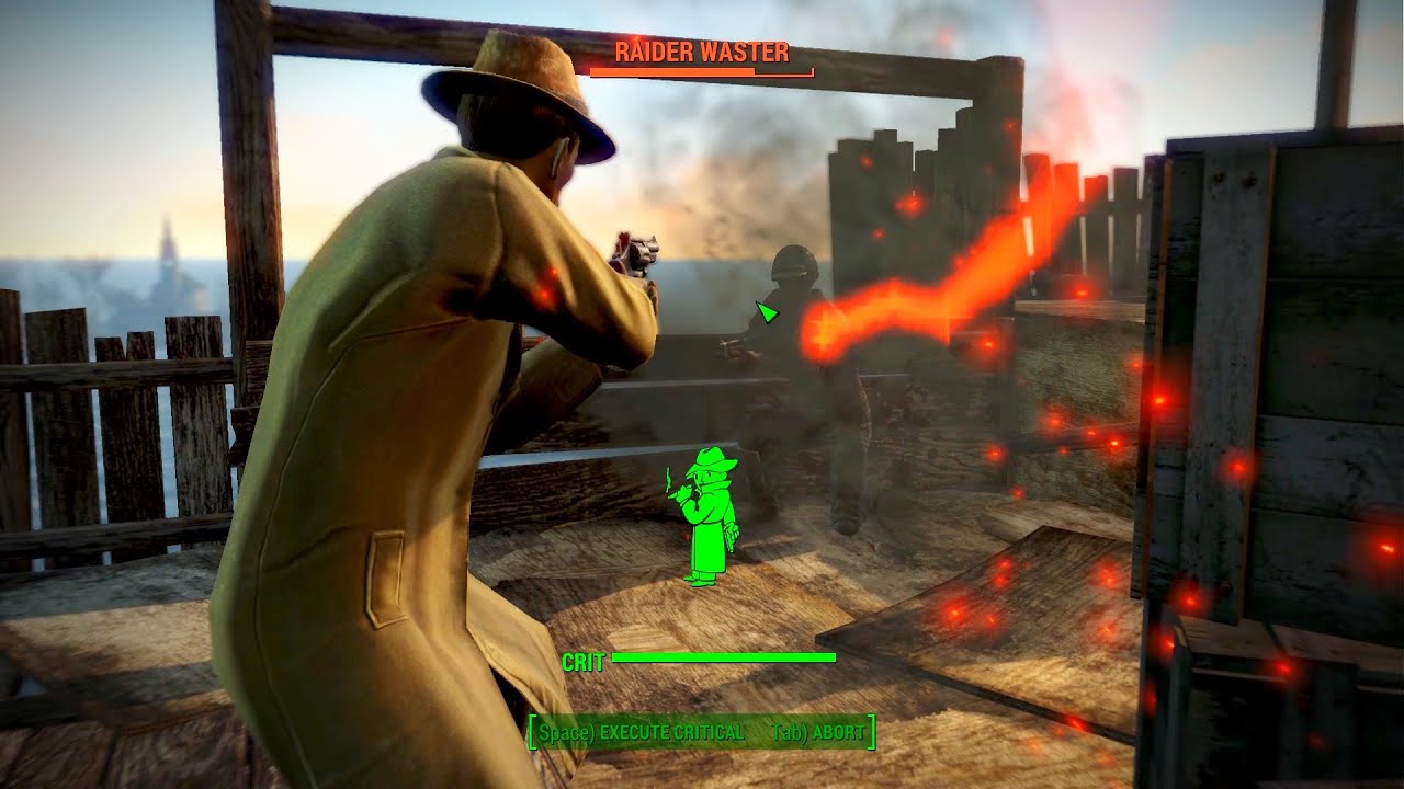 Mysterious stranger came to help. Fallout 4 - YouTube