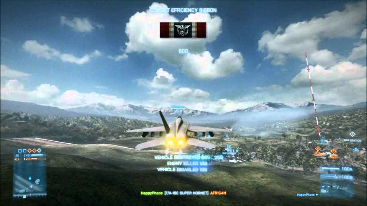 Battlefield 3 PC Skilled Jet Pilot Full Round 18 - 0 [Caspian Border ...
