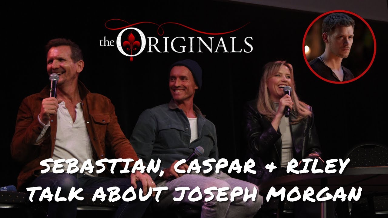 Riley Voelkel, Sebastian Roché & Caspar Zafer talk about Joseph Morgan ...