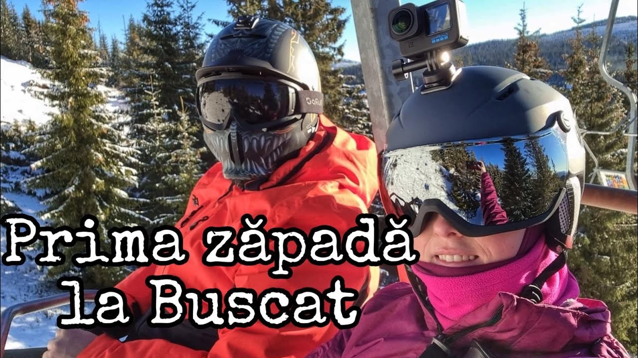 Prima zi la Buscat ski Resort în acest sezon ️ - YouTube