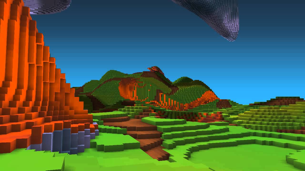 voxel planet - engine preview 1 - YouTube