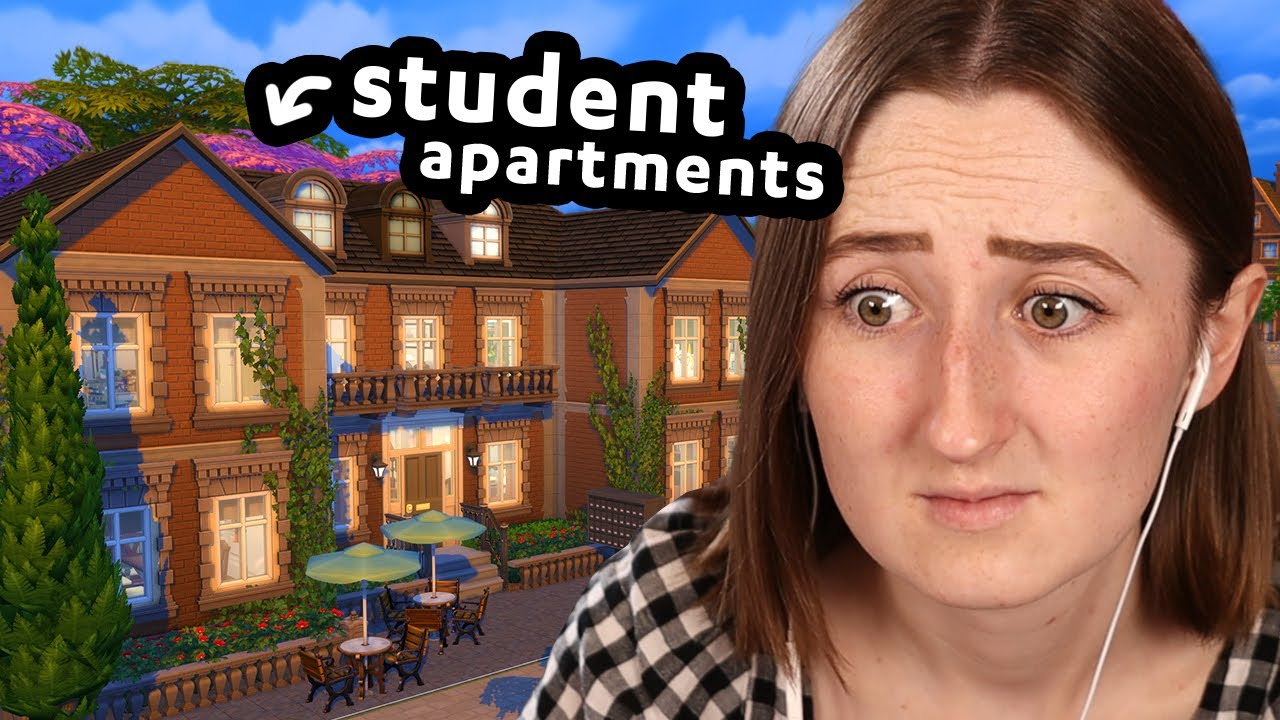 making student apartments with the new sims pack - YouTube