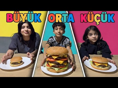 10.000 TL PARA ÖDÜLLÜ! BÜYÜK, ORTA  KÜÇÜK YEMEK YARIŞMASI 😂