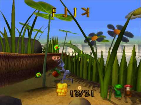 Let's Play A Bug's Life (N64) Part 2 - Another game with stupid bees ...