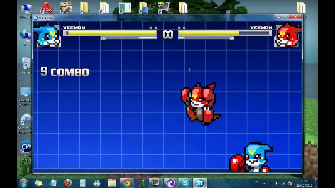 Mugen: Veemon Download! - YouTube
