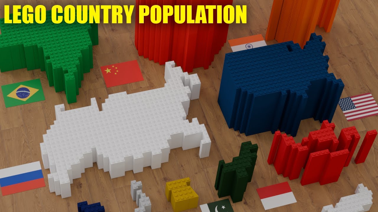 Country Population Comparison But Using LEGO - YouTube