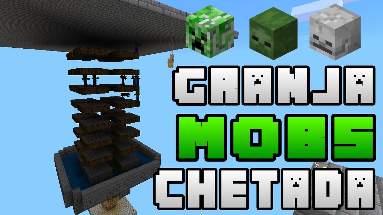 GRANJA DE MOBS MINECRAFT Bedrock 1.20 - YouTube