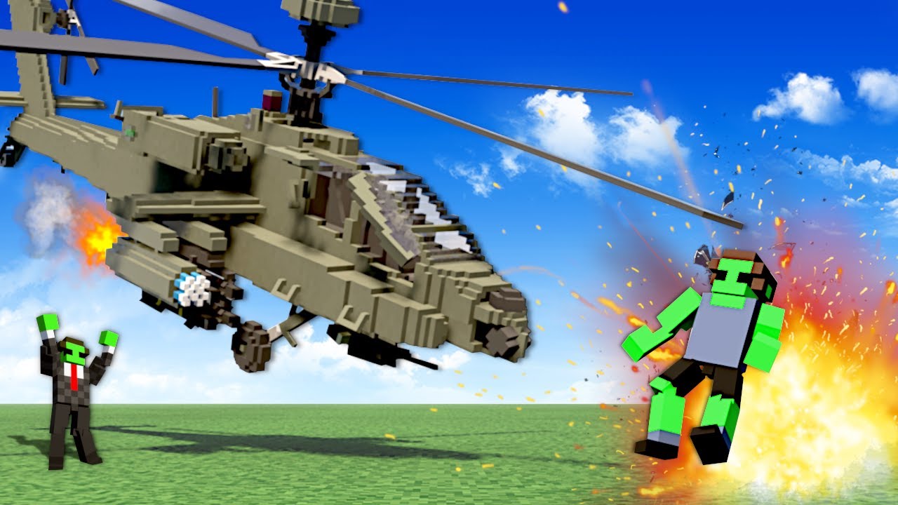 HELICOPTER DESTROYS ZOMBIES! (Teardown) - YouTube