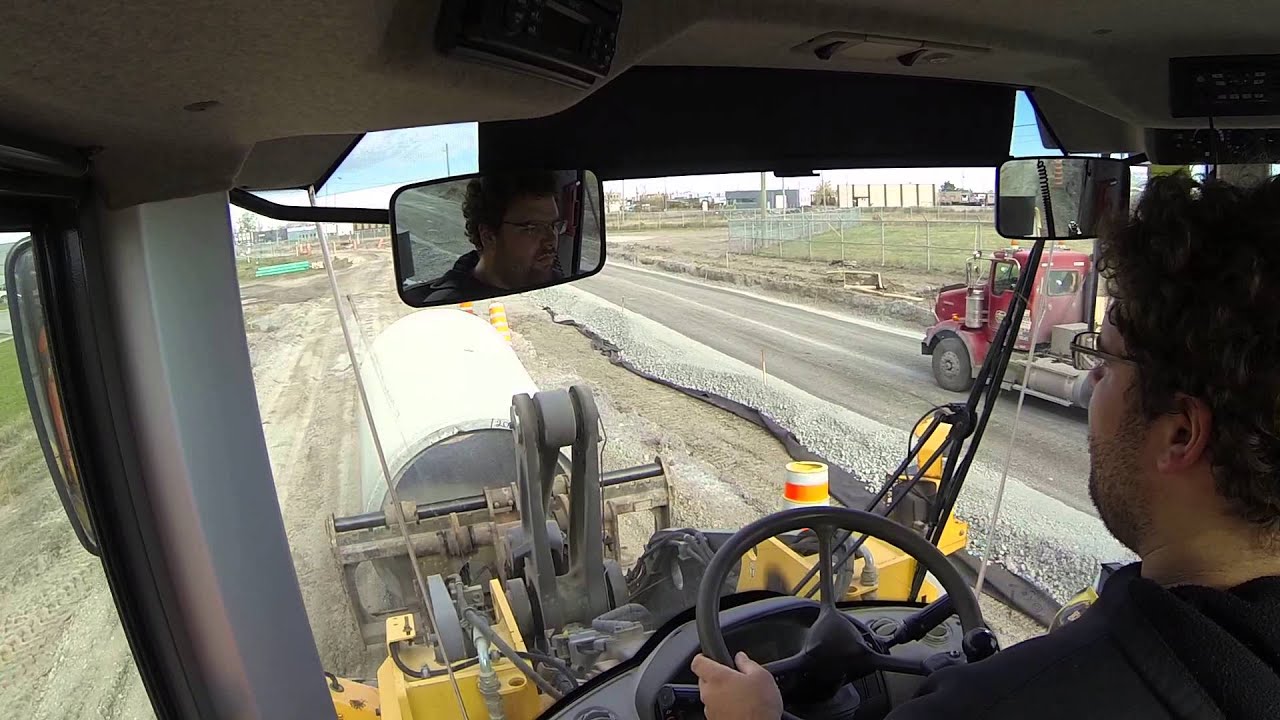 Moving concrete pipes! - YouTube