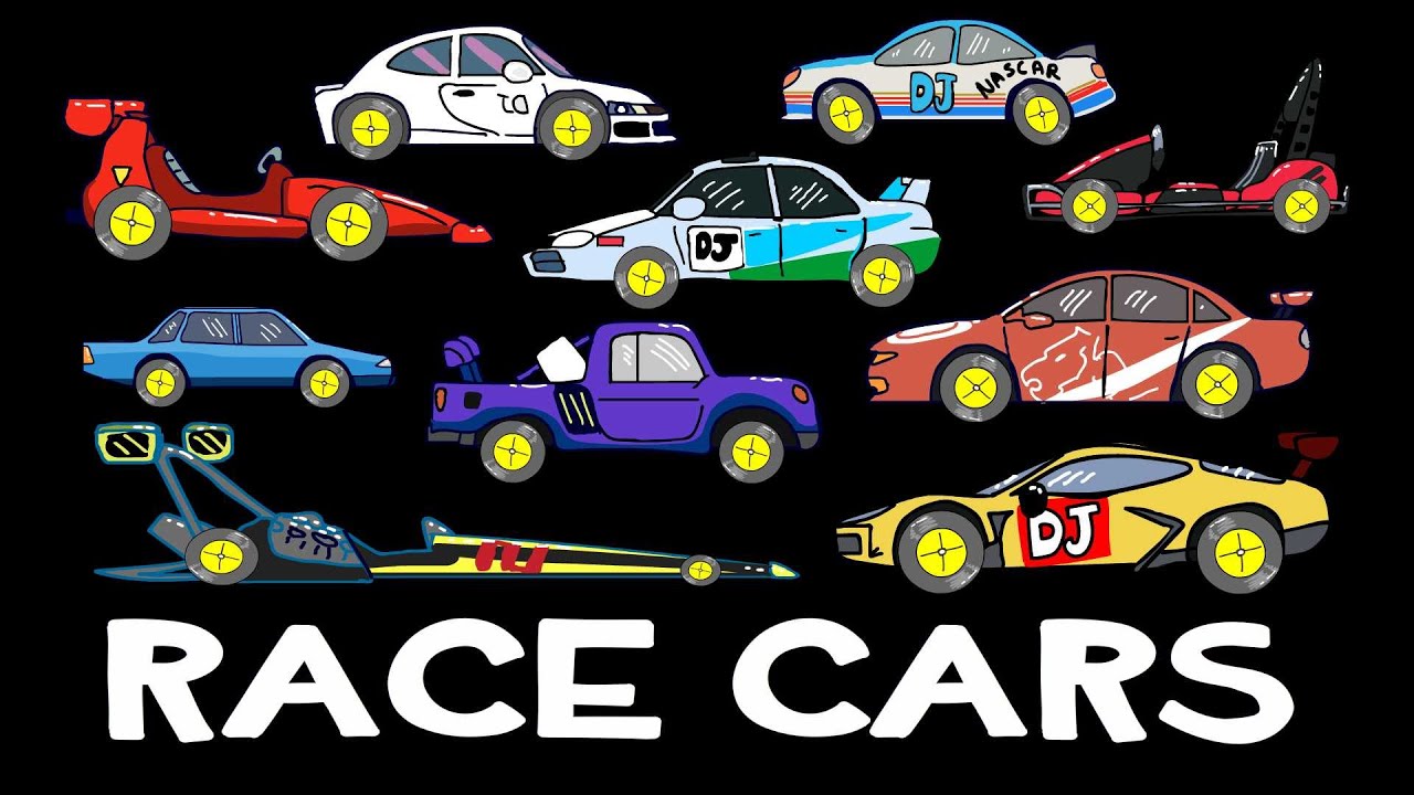 [RACE] Race Cars for kids | Picture Show | Fun & Educational Learning ...
