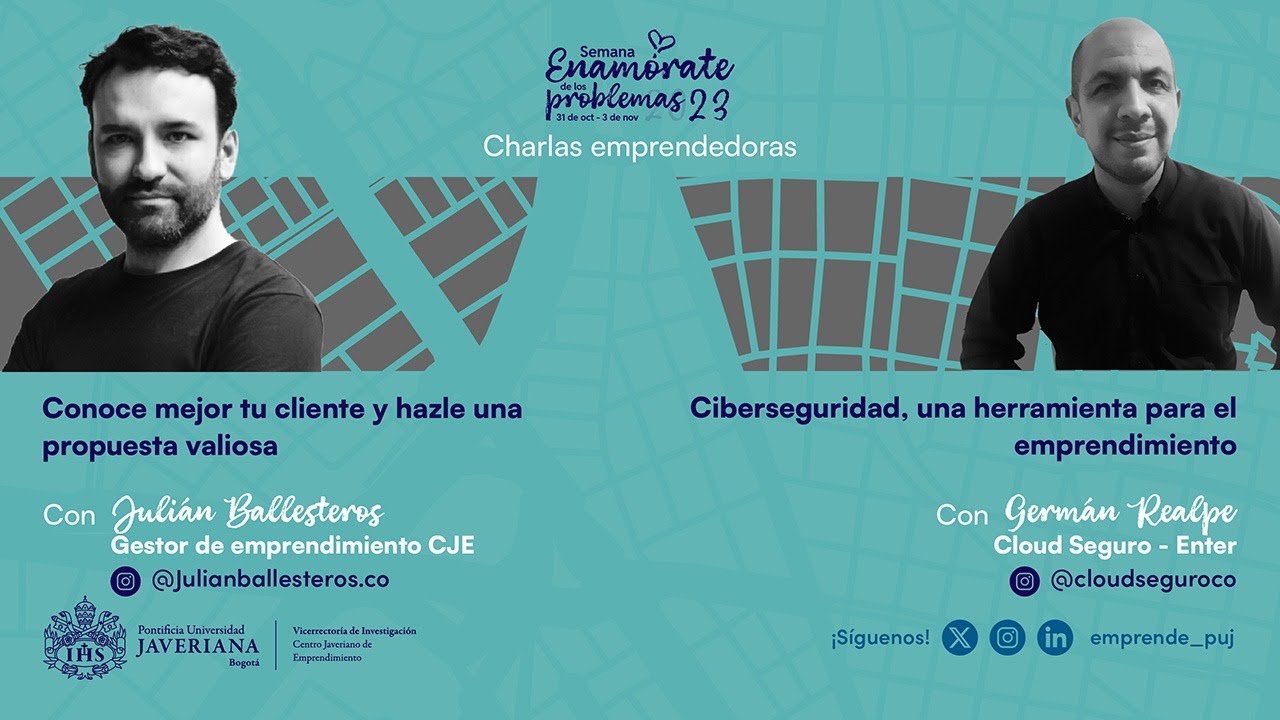 Charlas emprendedoras con Julián Ballesteros y Germán Realpe - YouTube