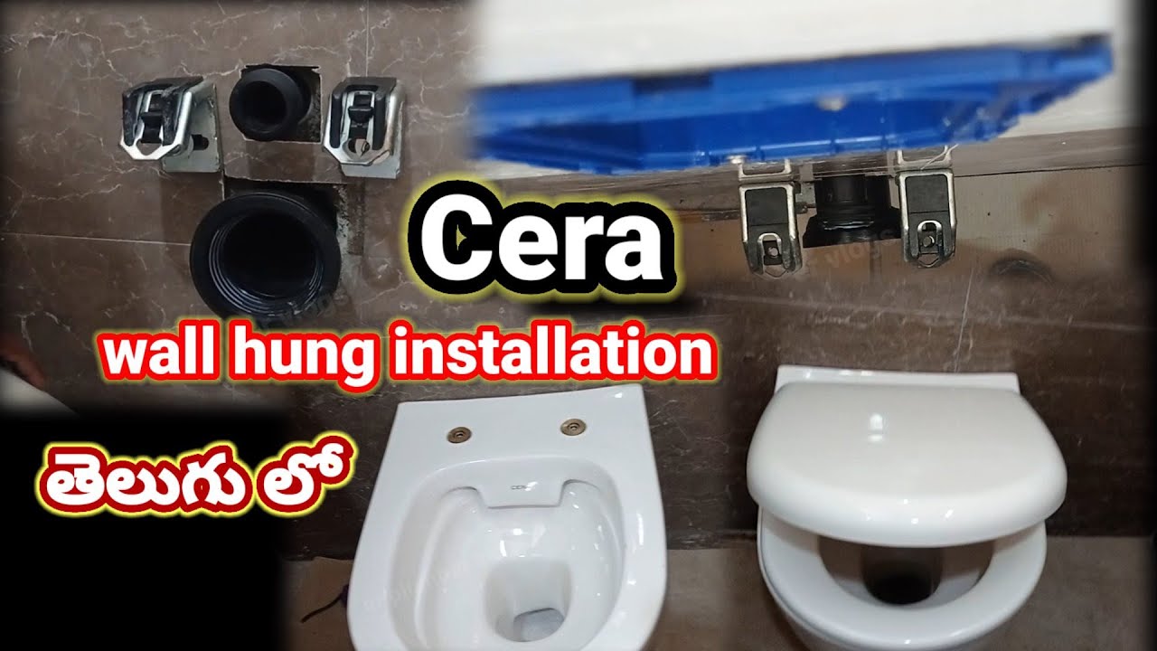 Cera wall hung installation | Cera wall commode installation | cera ...