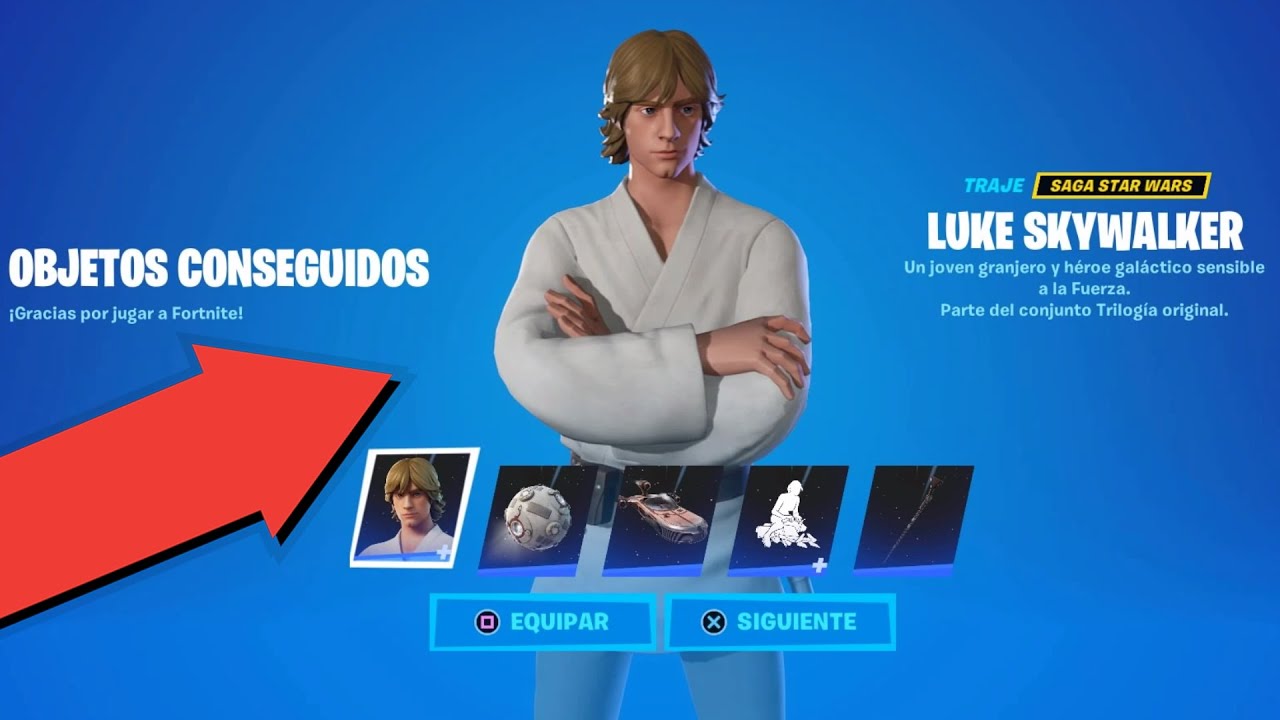COMO CONSEGUIR LA NUEVA SKIN DE LUKE SKYWALKER, HAL SOLO Y LEIA en ...