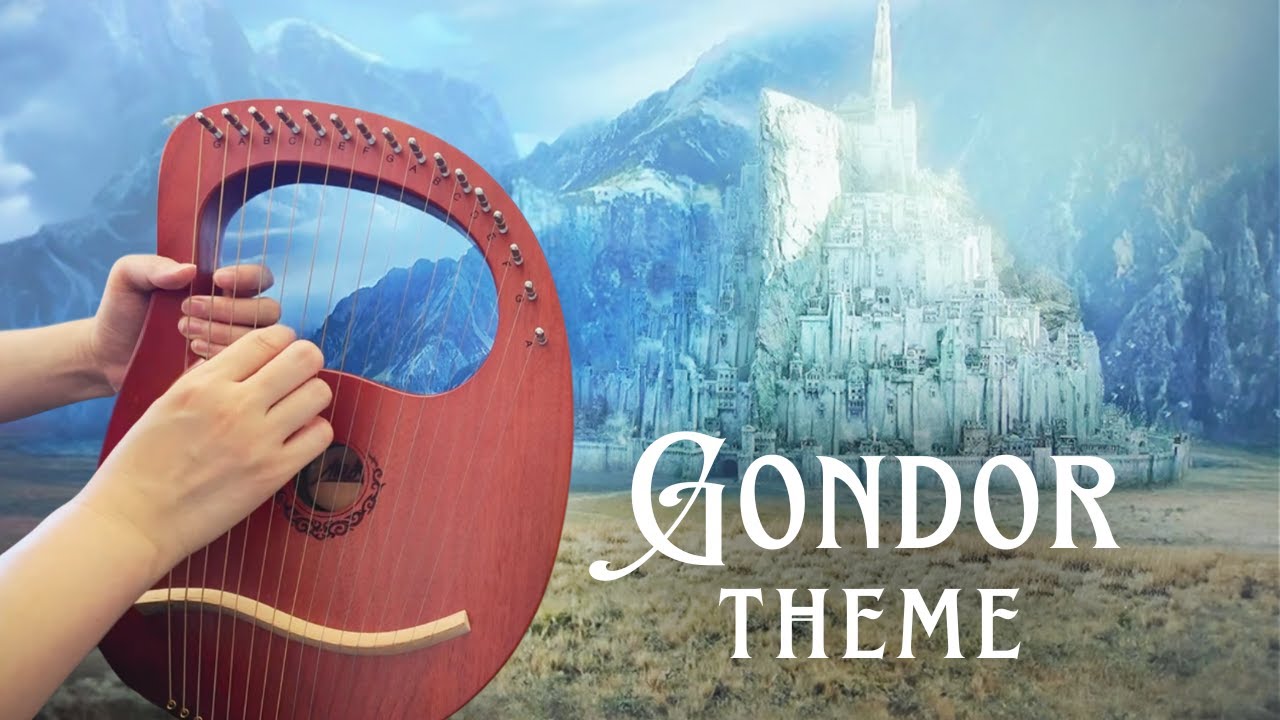 Gondor & Minas Tirith Theme (LOTR) Lyre Harp Cover - YouTube