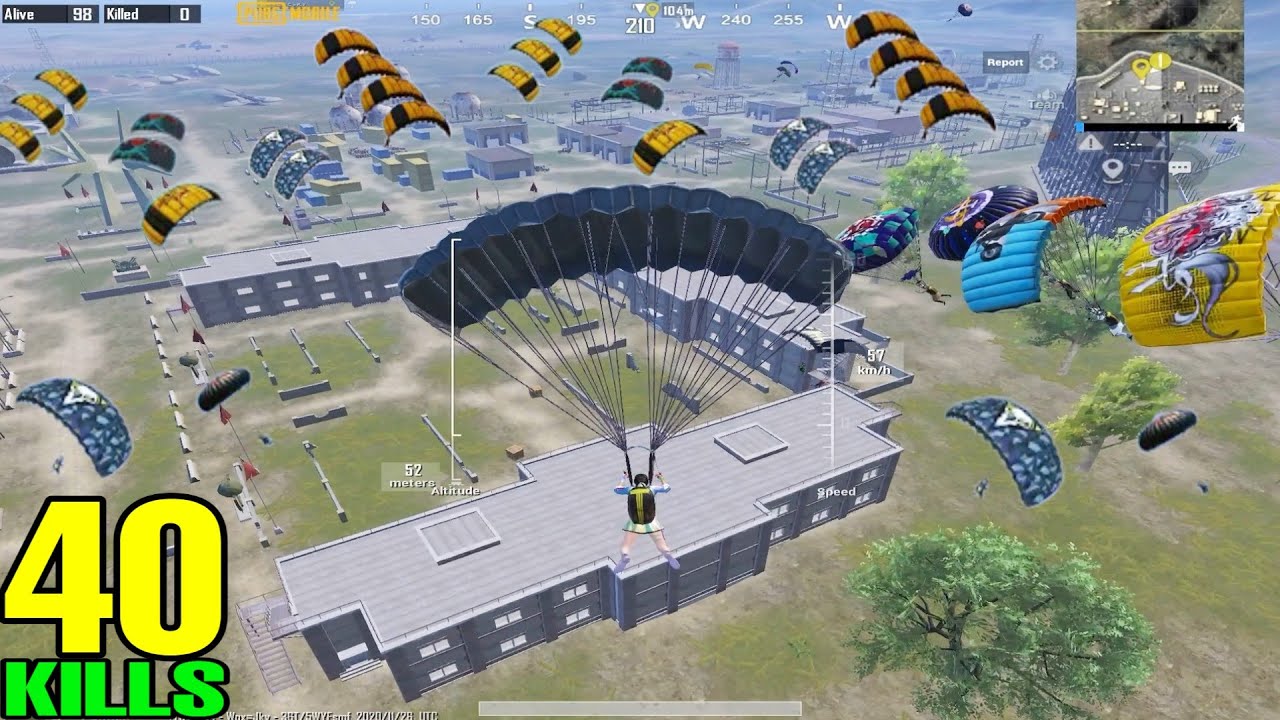 EVERYONE LANDED in MILITARY BASE | SOLO vs SQUAD | PUBG MOBILE - YouTube