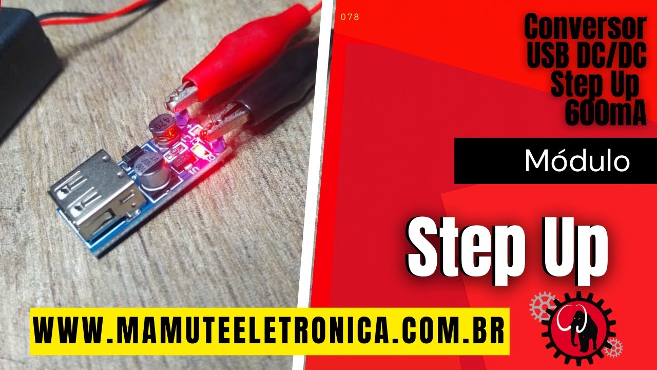 078 - Conversor USB DC/DC Step #vempramamute - YouTube