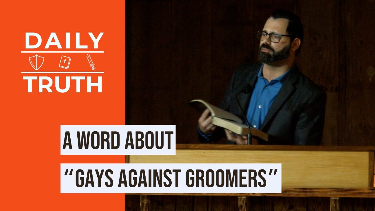 A Word About “Gays Against Groomers” - YouTube