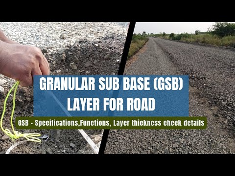 Granular Sub Base Pavement details | GSB के बारे मे जानकारी |GSB ...
