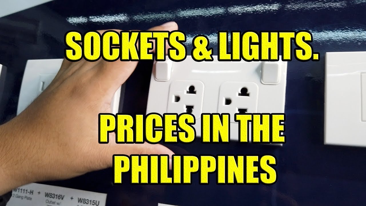 Sockets & Lights, Prices In The Philippines. - YouTube