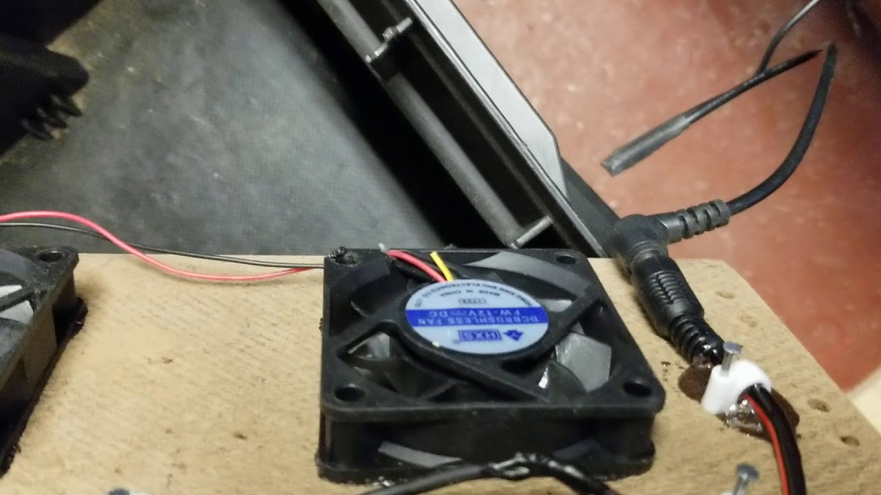 Home made rack mount 12V fan cooling unit - YouTube