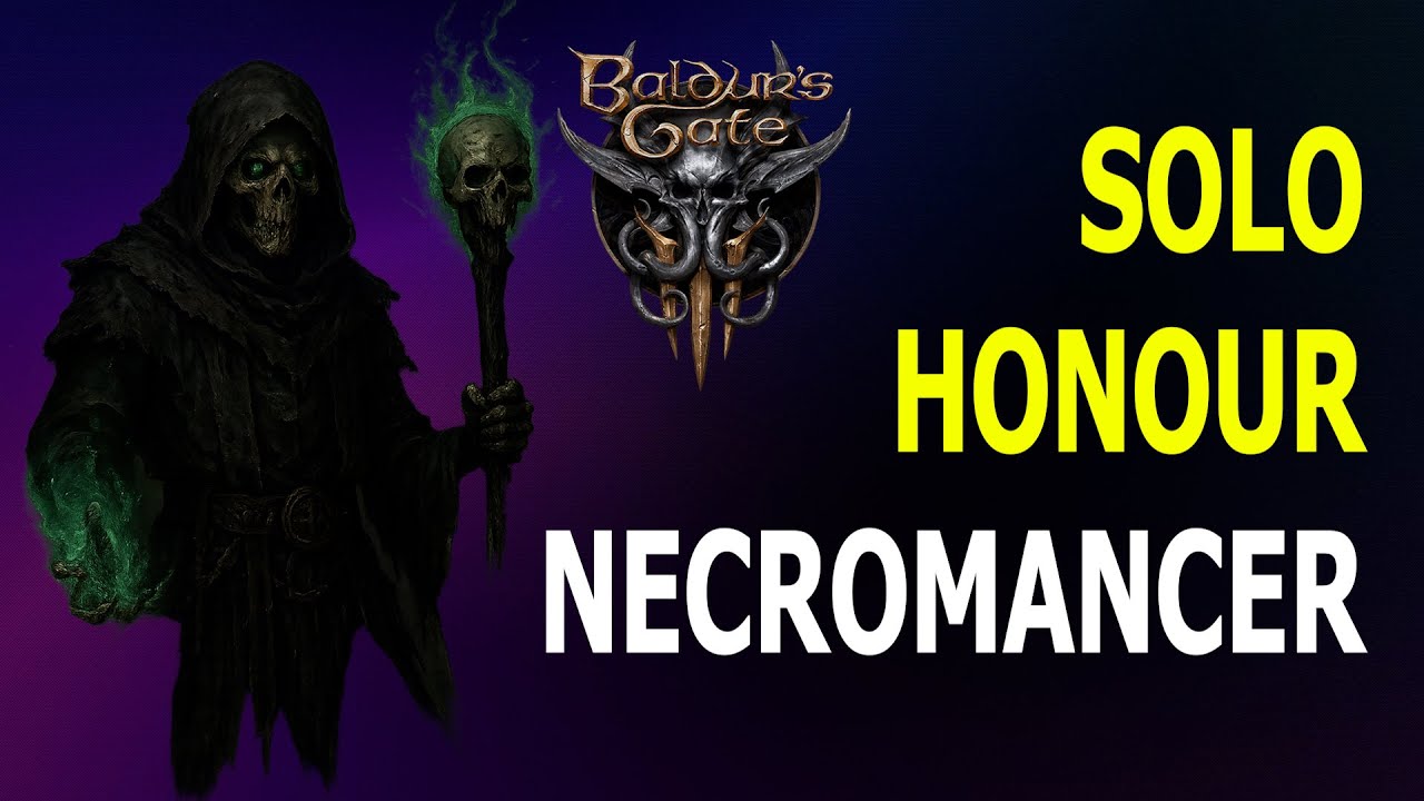 Solo Honour Necromancer - BG3 (Part 9) Gith Crèche - YouTube