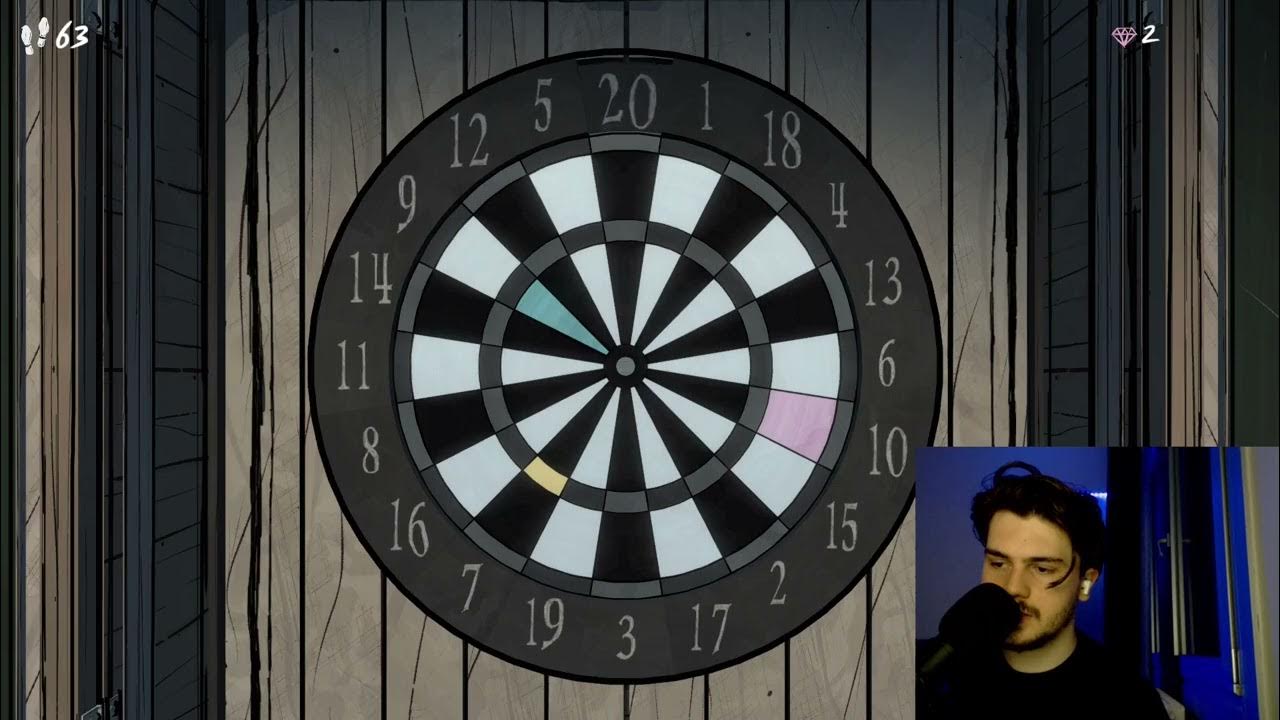 How to do the Billiard Room Dart Math Puzzle Blue Prince Demo - YouTube