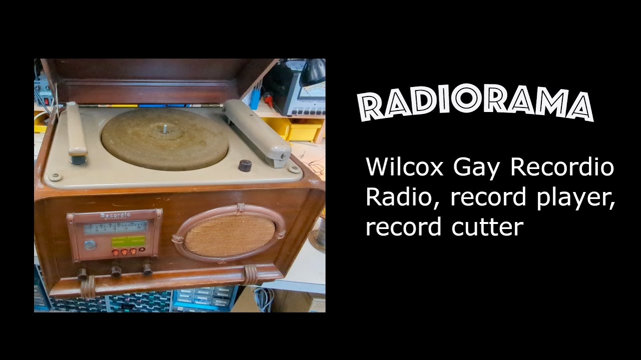 1947 Wilcox-Gay Recordio Overhaul - YouTube