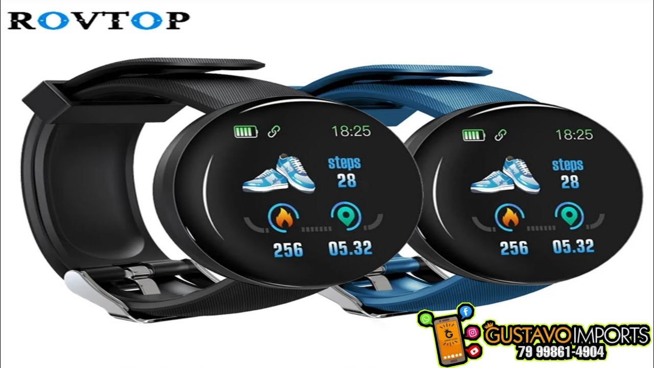 D18 smartwatch - YouTube