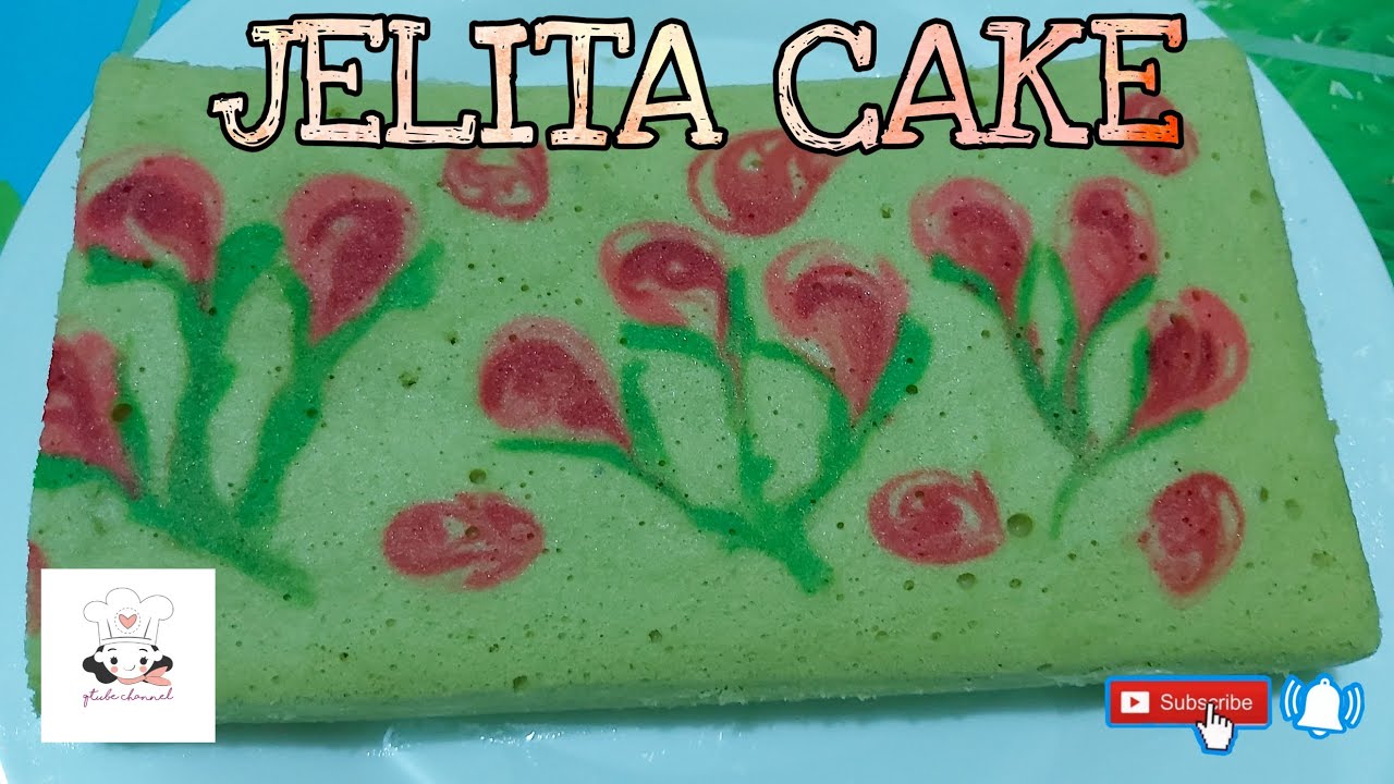 JELITA CAKE MATCHA KUKUS | BOLU JELITA KUKUS - YouTube