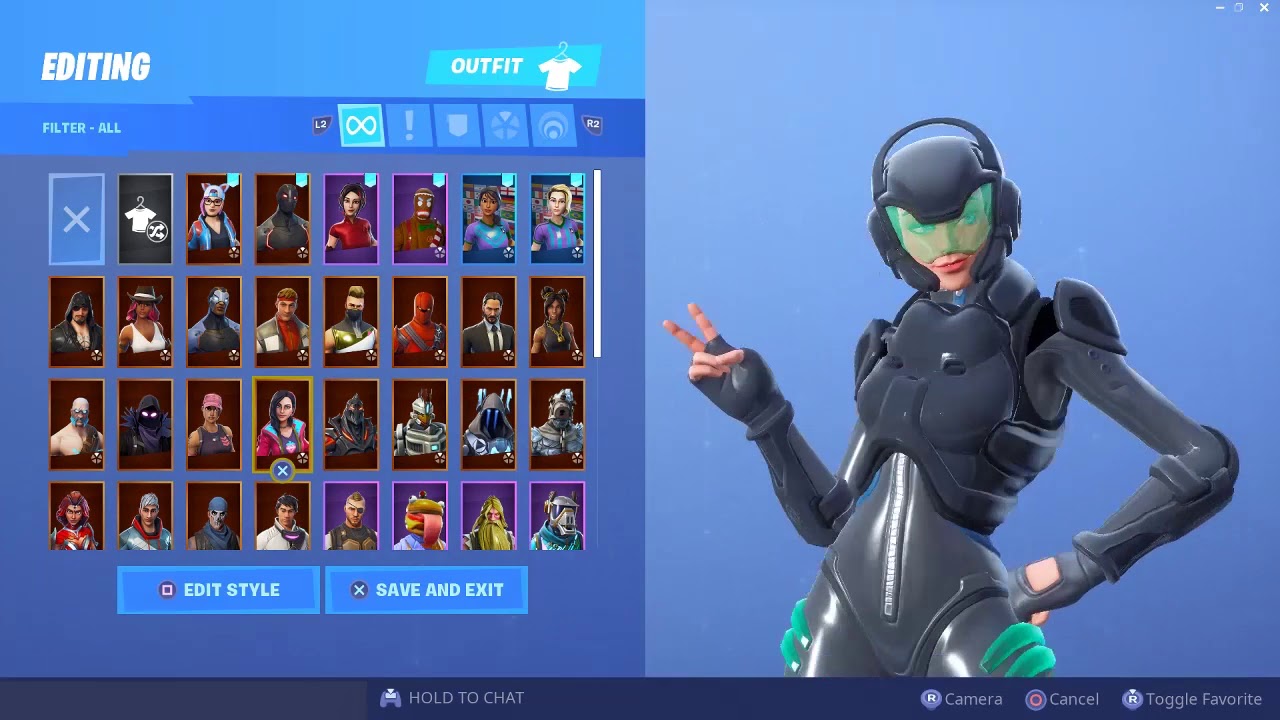 My Fortnite Skin Collection (my first vid) - YouTube